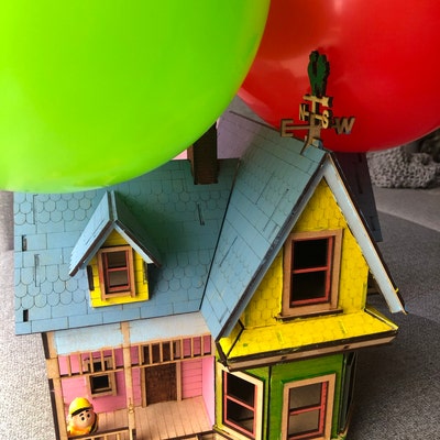 UP House Detailed MDF Model Kit Diy - Etsy