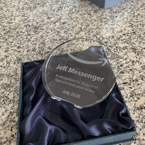 Black Crystal Beacon Recognition Award 4w X 13h by | Etsy