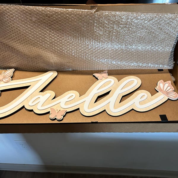 Custom Name Sign | Backdrop Sign | Personalized Baby Name Wall Banner ...
