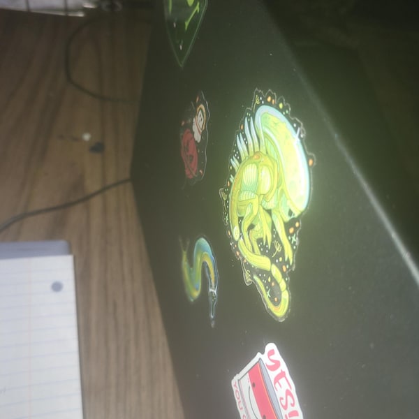 Pickle Xenomorph Sticker - Alien Creature - Dill Pickles - Transparent ...