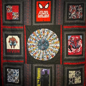 Superhero Quilt Made to Order - Etsy