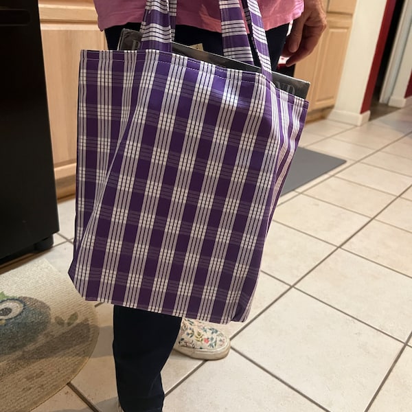 Hula Tote / Extra Large Palaka Beach Bag - Etsy