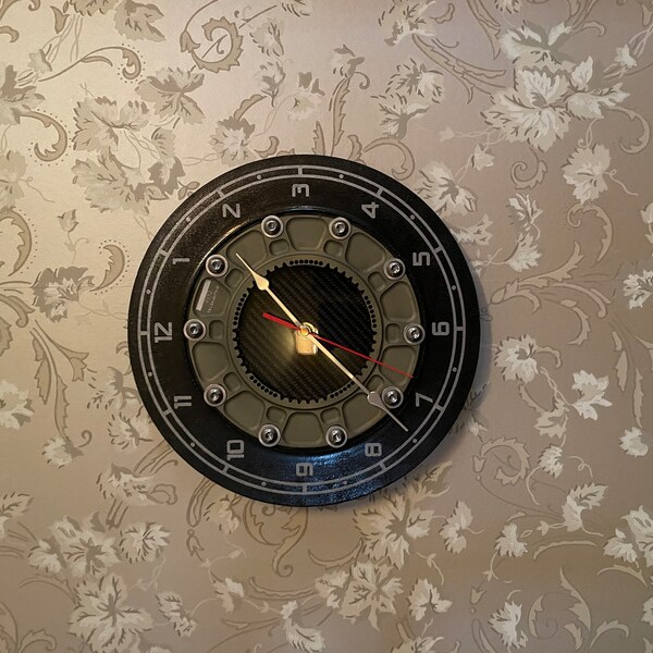 C3: Bike Chain Wall or Desk Clock Real Carbon Fiber Fibre Guys Mans ...