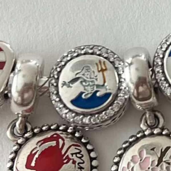 Pandora ITALY Map Flag Dangle Charm Pendant S925 Silver Jewelry for ...