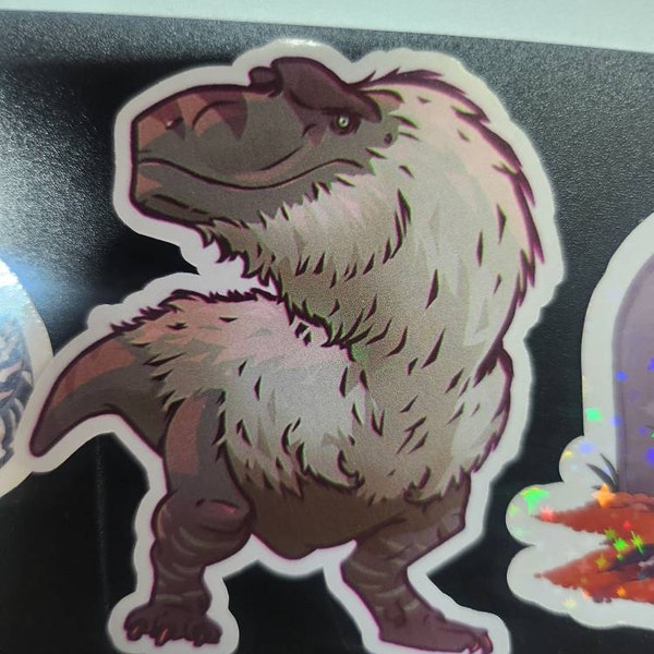 Cretaceous Chonkers - Cretoxyrhina, Shark, Original Art, Die Cut, Hand ...