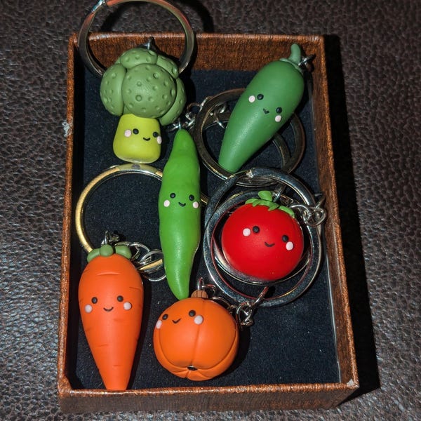 Kawaii Marshmallow BFF Keychain Miniature Food Keychains Fake Sweet ...