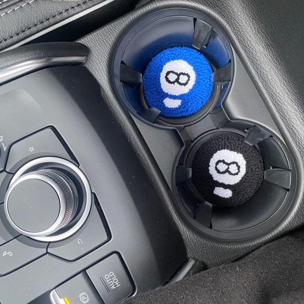 Magic 8 Ball Coaster, Absorbent Coaster, Set of 2 Car Coaster, Car Cup ...