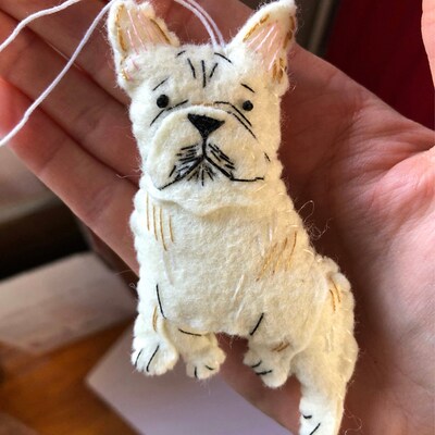 Bulldog Sewing Pattern PDF Felt Bulldog DIY Bulldog - Etsy