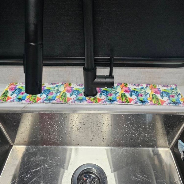 Kitchen Faucet Drip Catcher RV Kitchen Decor Spring, Summer Splash ...