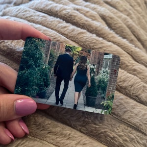 Personalised Photo & Message Plastic Card Keepsake - Etsy