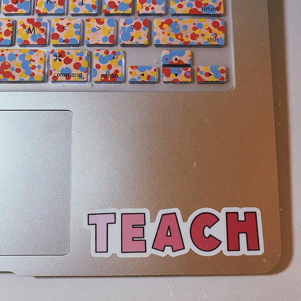 Coffee Teach Repeat Sticker | Teacher Sticker | Teacher Gifts ...