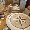 Wood Floor Medallion harbour Wood Floor Inlay Compass Rose Hardwood ...
