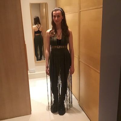 Macrame Dress , Birthday Dress , Shiny Material , Crazy Party Dress ...