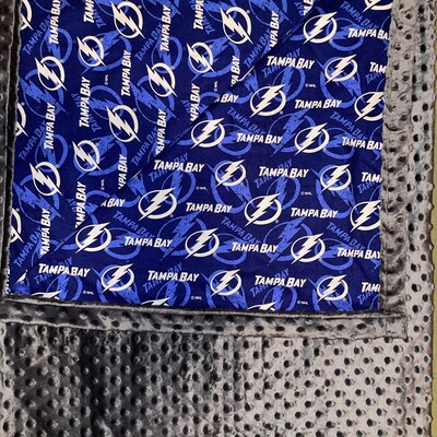 NHL Logo Tampa Bay Lightning Blue & White Ice Hockey Team 100% Cotton ...