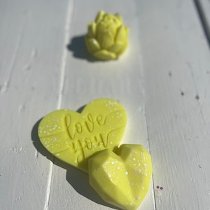 Single Heart Snap Bar Design Wax Melt Bar Silicone Mould | Etsy UK