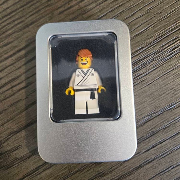 Personalised Engraved LEGO® Brick & Minifigure Karate Judo Martial Arts ...