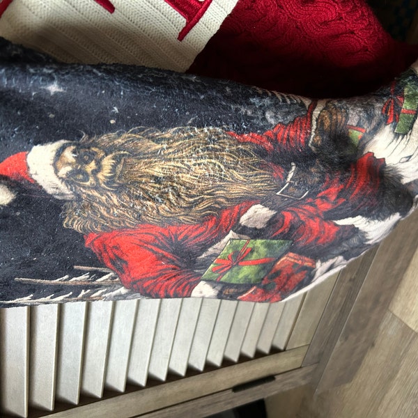 Merry Mythmas Pillow, Gothmas Holiday Decorations, Medusa Wearing Santa ...