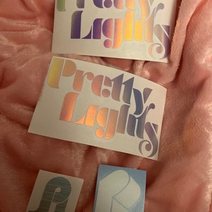 PL Pretty Lights OG Logo Outlined Decal Sticker, Car Decal, Laptop ...