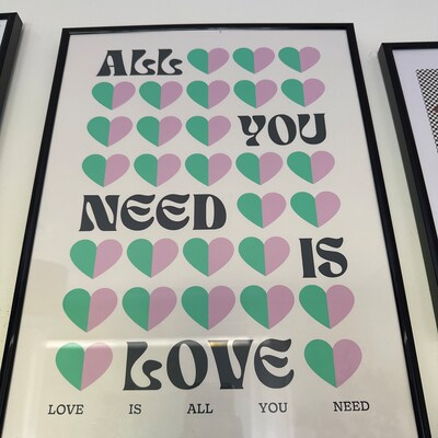 Harry Styles Treat People With Kindness Lyrics Music A3 A4 A5 Wall Art ...