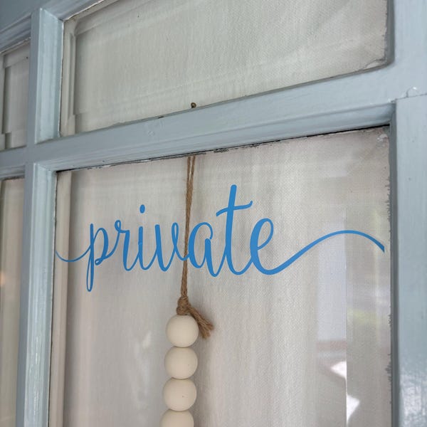Private Door Decal, Office Door Sticker, Private Office Sticker, Office ...