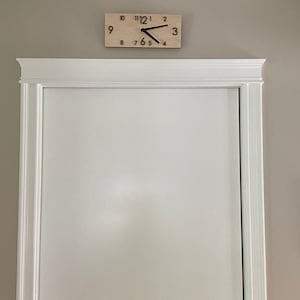 Industrial wall clock Wood clock Scandinavian design wooden | Etsy