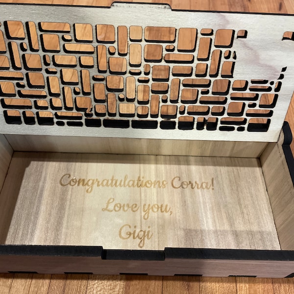 Money Box, Congratulations Graduate, Money Holder, Gift Card Holder ...