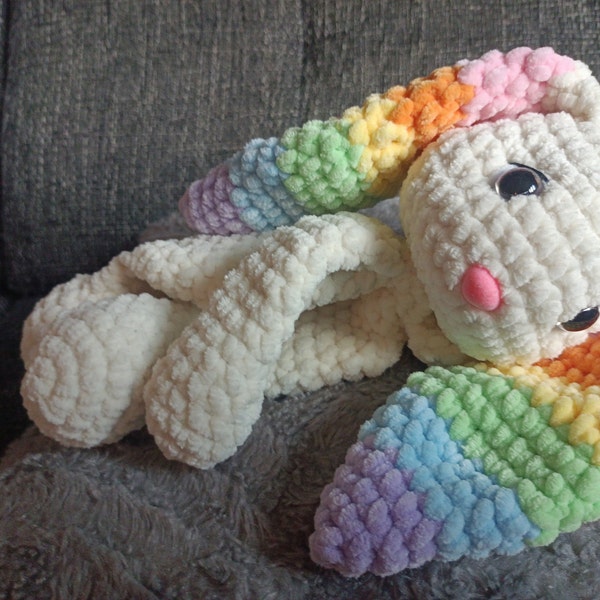 Sleepy Bunny Rag Doll Crochet PATTERN / Pattern Only / Crochet Pattern ...