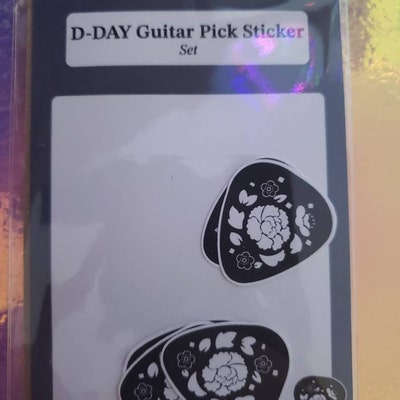 D-day Guitar Pick Sticker Set Agust D Tour Suga BTS - Etsy