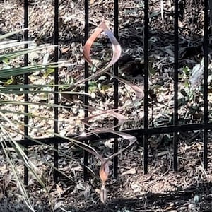 14 Hanging Pounded Copper Kinetic Wind Sculpture Double Helix - Etsy