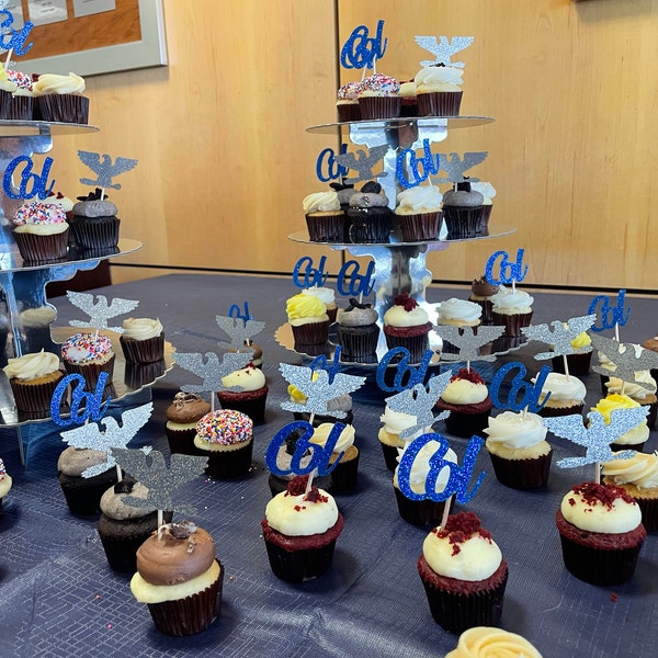 Colonel Emblem and Text Cupcake Toppers NO SHED! - Etsy