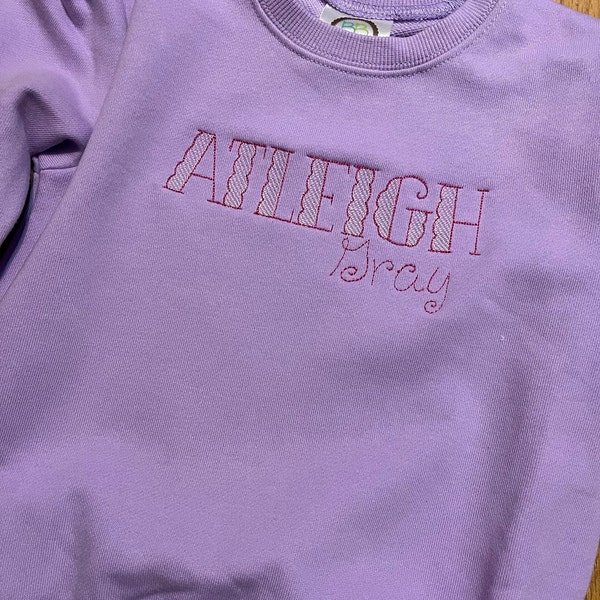 Sarah Machine Embroidery Font Monogram Alphabet - 3 Sizes Scalloped ...