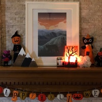 Wooden Mountain Decor, Nursery Decor, Rustic Wedding Table Numbers ...