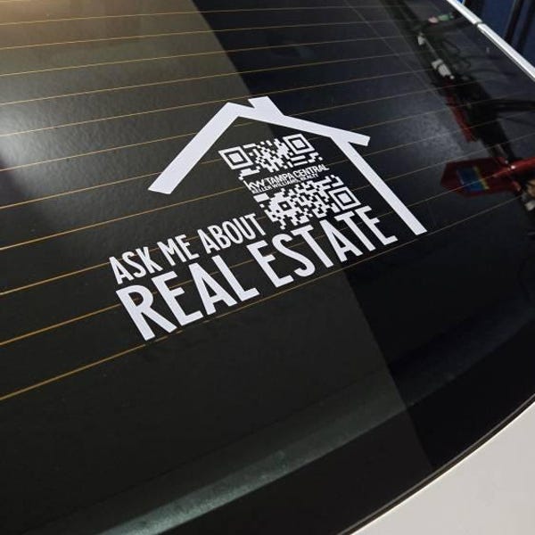 Business Qr Code Decal, Design Your Own Decal, Design Your Own Window ...