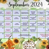 EDITABLE October 2024 Calendar, Printable Kids Calendar 2024, Classroom ...