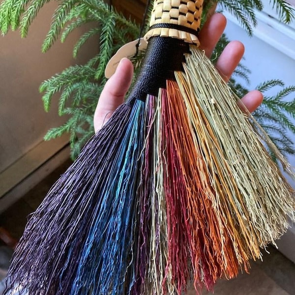 Hen's Wing Whisk Broom, Hand Tied, Havencroft Farm Broom, Natural Broom ...