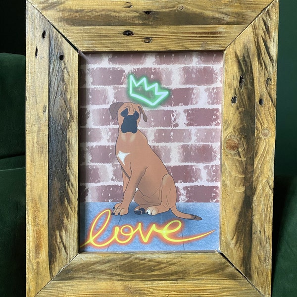 The Barracuda - Reclaimed Wood A4 Picture Frame - Etsy