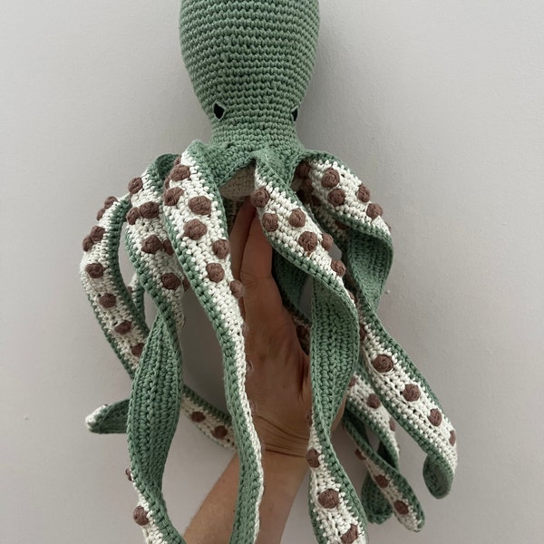 CROCHET PATTERN Octopus | Ingrid the Octopus With Coral Reef Headband ...