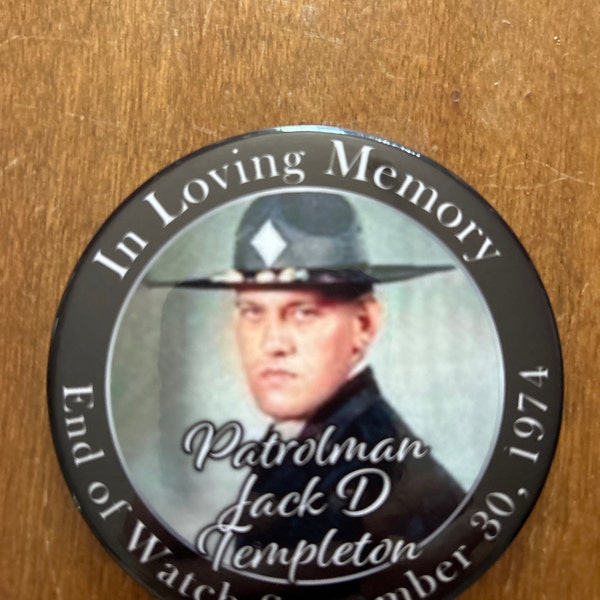 Personalized Memorial Funeral Button Pins - Forever in Our Hearts ...
