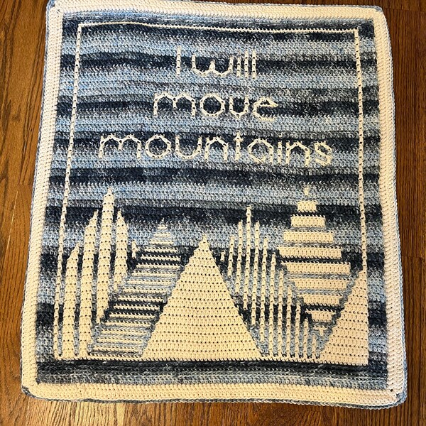 Mountain Whispers, Mosaic Crochet, Nature Crochet Pattern, Mountain Crochet Pattern - Etsy