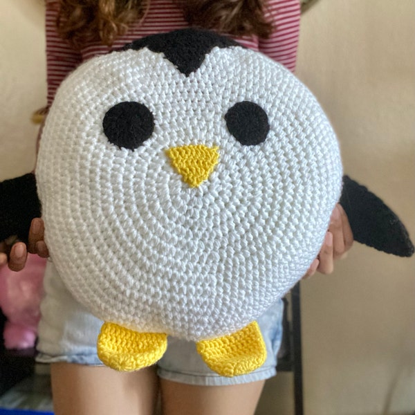 Penguin Pillow - PDF Crochet Pattern - Instant Download - Etsy