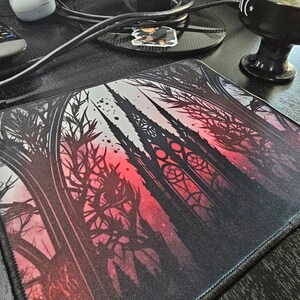 Gothic Wonders Goth Desk Mat, Gothic Mouse Pad, Big Gaming Mouse Pad ...