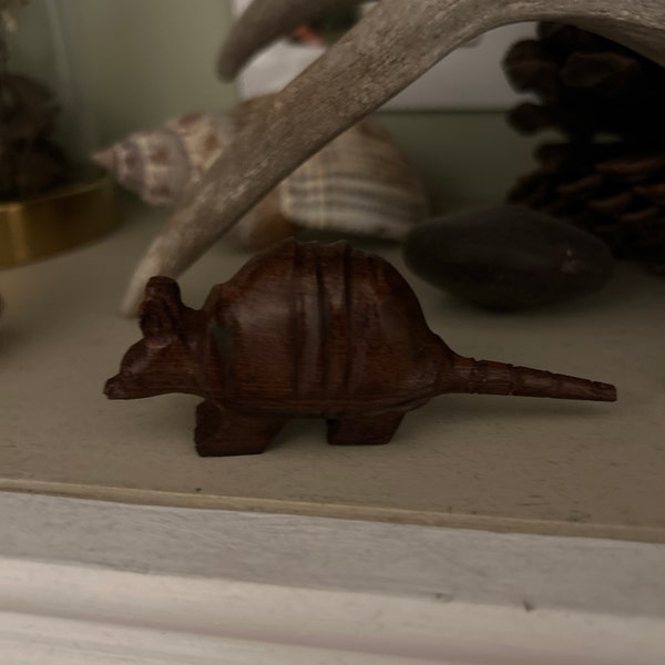 Tabletop Penguin Figurine, Wooden Emperor Penguin Carving, Handcrafted ...