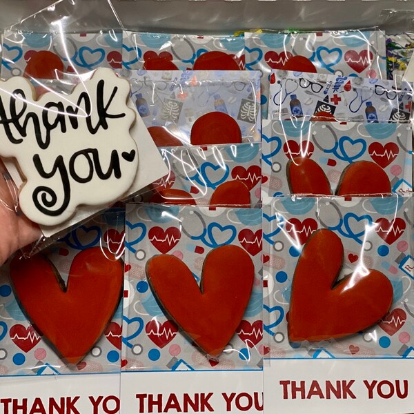 CUSTOMIZABLE Medical Appreciation Mini Cookie Cards, Printable Doctor ...