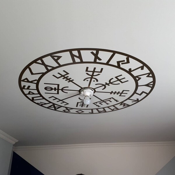 Nordic Compass Decal, Viking Compass Vinyl Sticker, Iceland Vinyl Decal ...