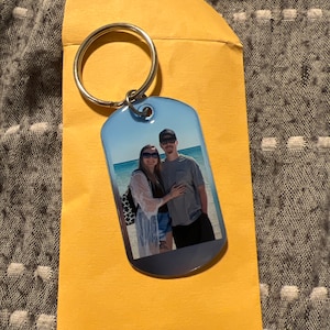 Personalized Keychain for Boyfriend Anniversary Gifts, Gifts for BF ...