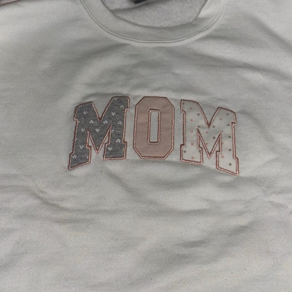 Mom Applique Embroidery Design, Gift for Mother, Birthday Gift for Mom ...