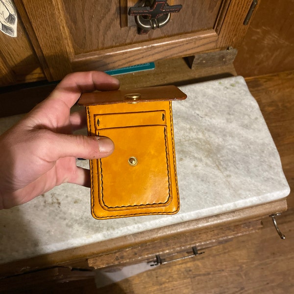 Leather Small Belt Pouch | Leather Belt Wallet | Mini Card Wallet ...