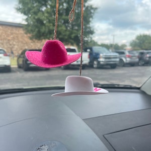 Mini Cowboy Hat Car Charm - Etsy