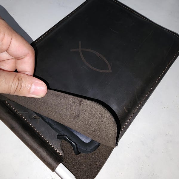 Leather Cover for MacBook Pro M1 2021, Leather Sleeve for MacBook Air ...