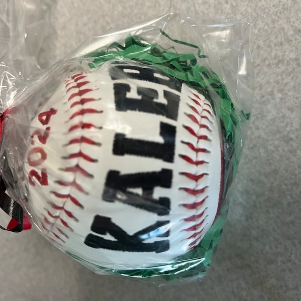Custom Embroidered Baseballs - Etsy
